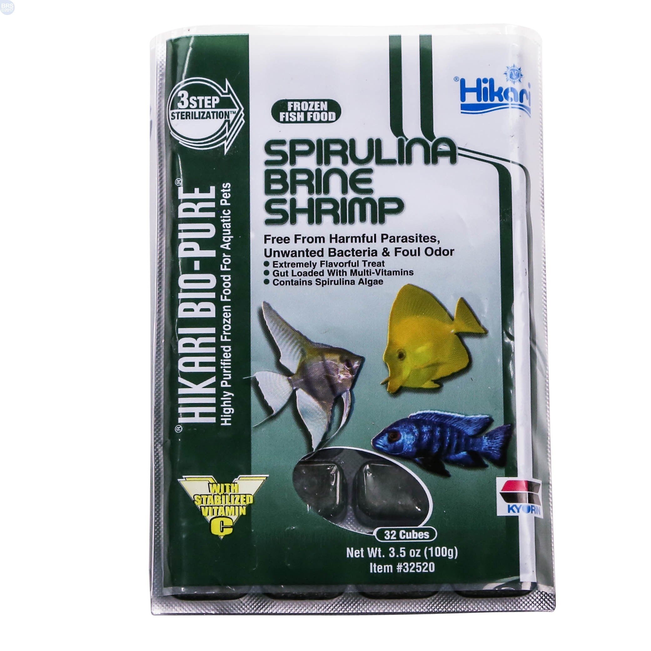 Hikari Spirulina Brine Shrimp - Unique Nutritional Treat for Fish ...
